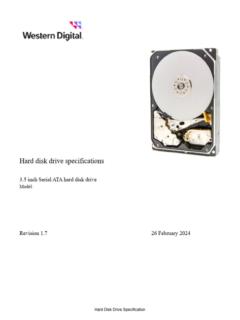 WD Ultrastar DC HC550 14/16/18 TB Product Manual, SATA Interface, Data Center Hard Disk Drives ...