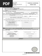 Parent/Guardian Permit Form | PDF | Notary Public | Common Law