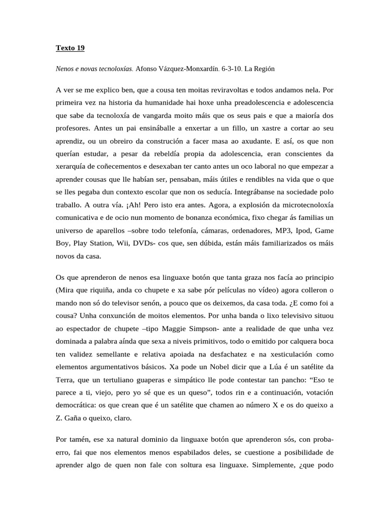 Marina - Texto 19 | PDF