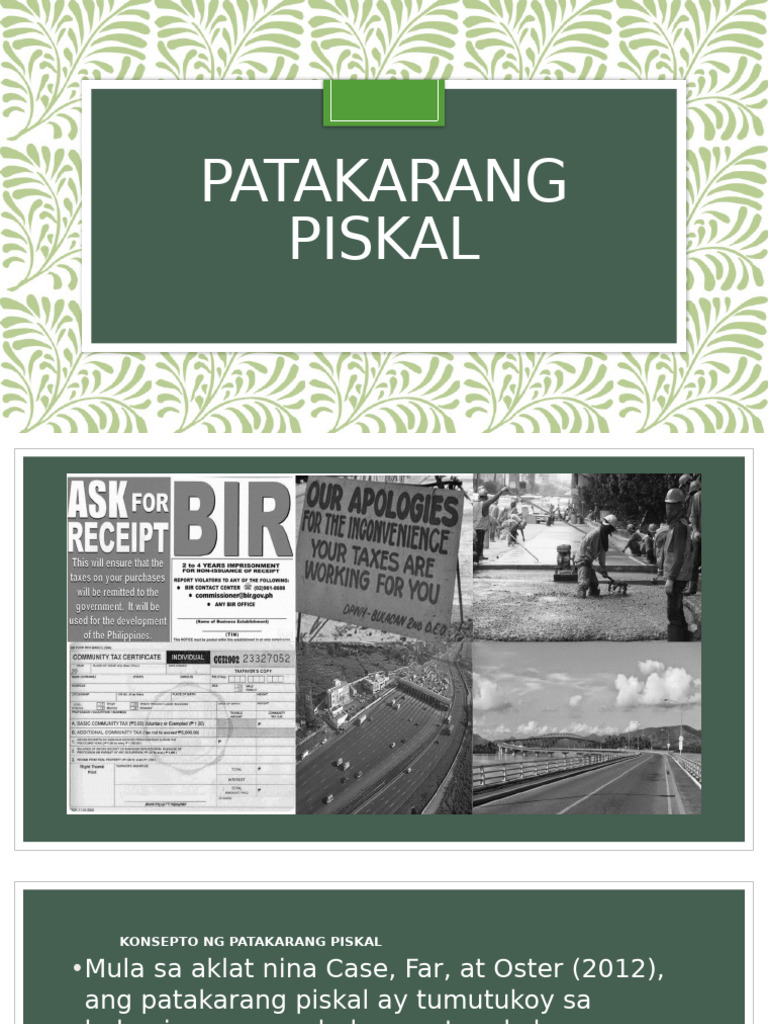 Patakarang Piskal | PDF