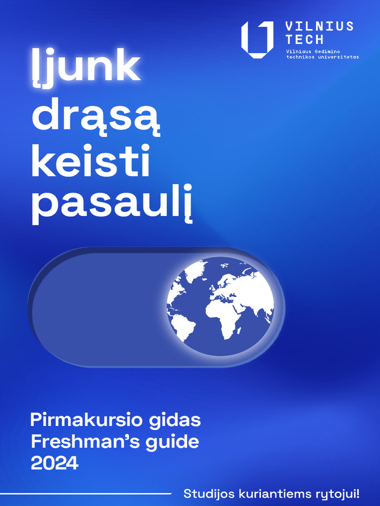 Pirmakursio Gidas Freshman's Guide 2024 WEB | PDF