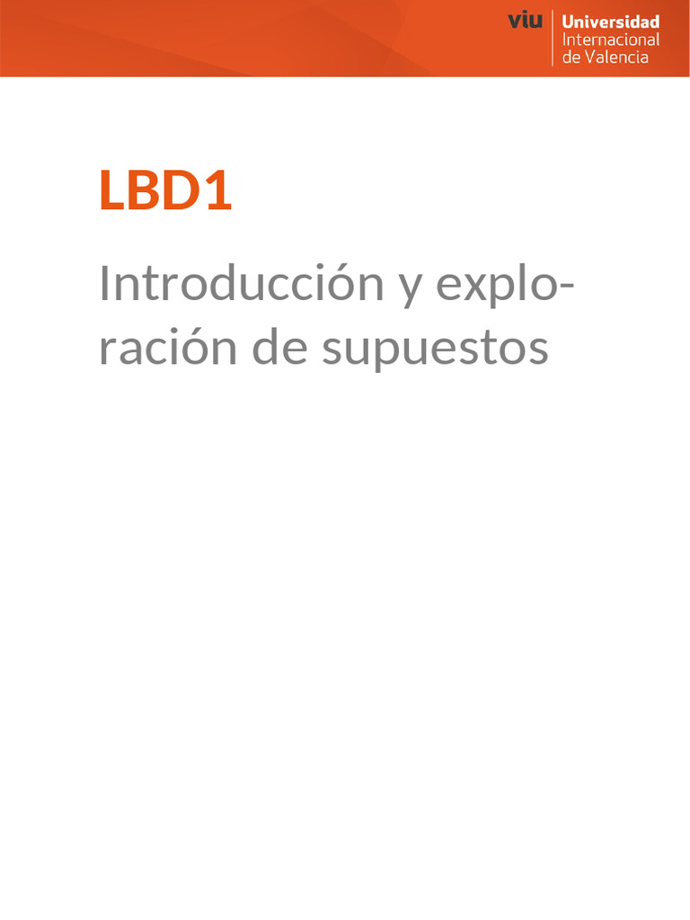Cuadernillo LBD1 | PDF | Errores tipo I y tipo Ii | Estadísticas