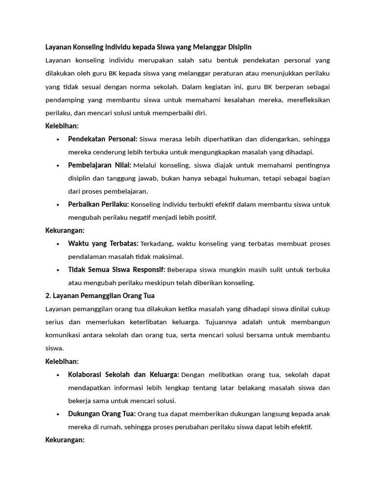 Review Bimbingan Konseling | PDF