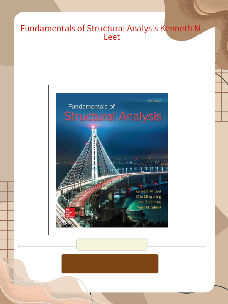 fundamentals-of-structural-analysis-kenneth-m-leet-explore-the