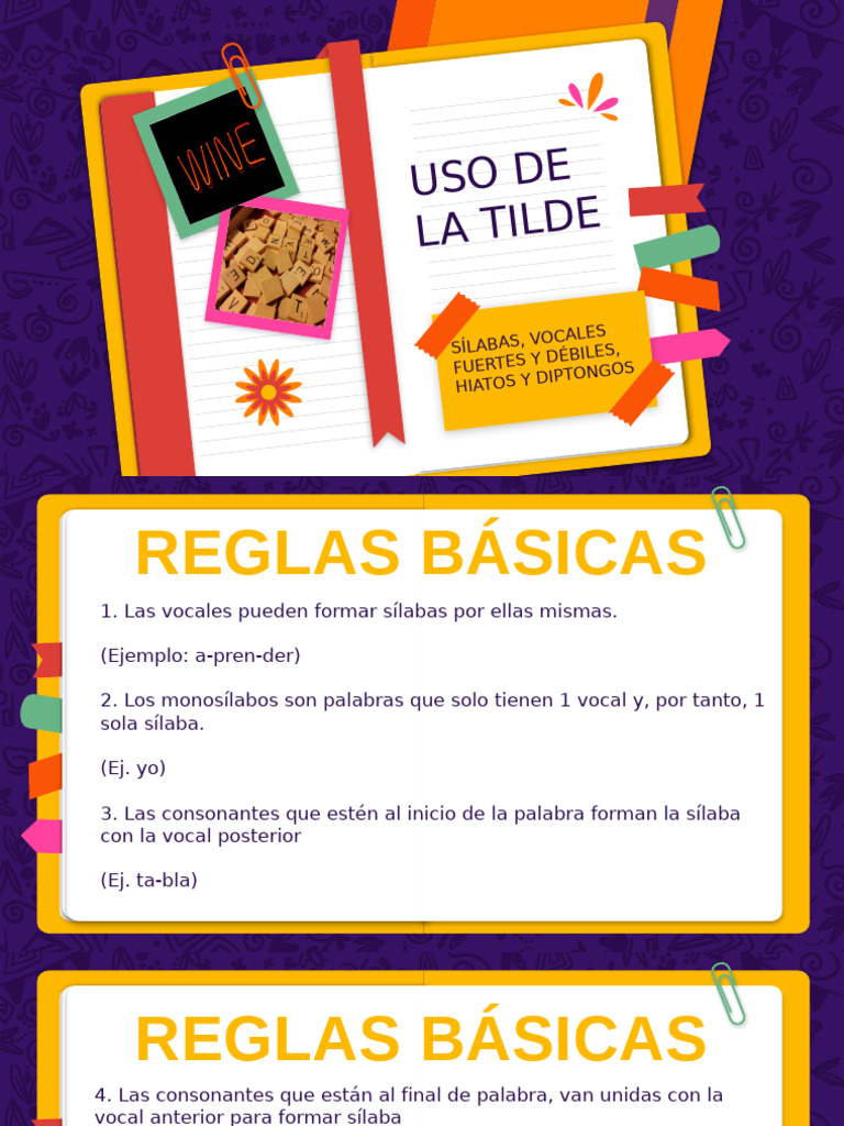 tilde, silabas diptongos e hiatos | PDF | Planetas | Sistema solar