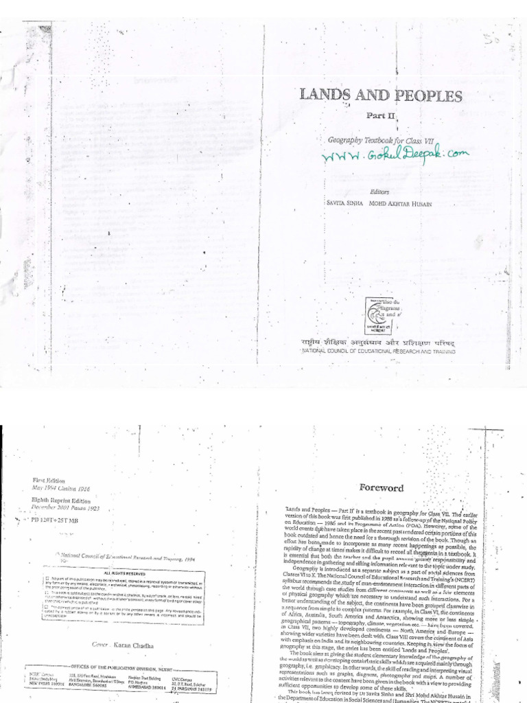 Lands and Peoples Part II | PDF