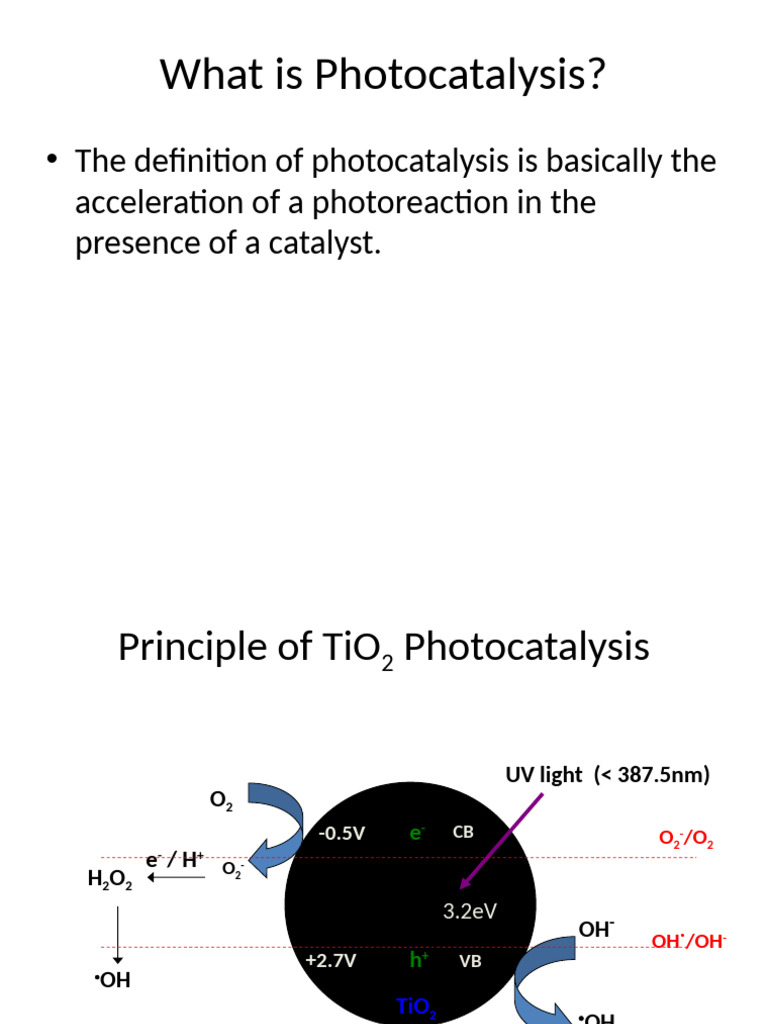 Photocatalysis | PDF | Chemical Processes | Process Engineering