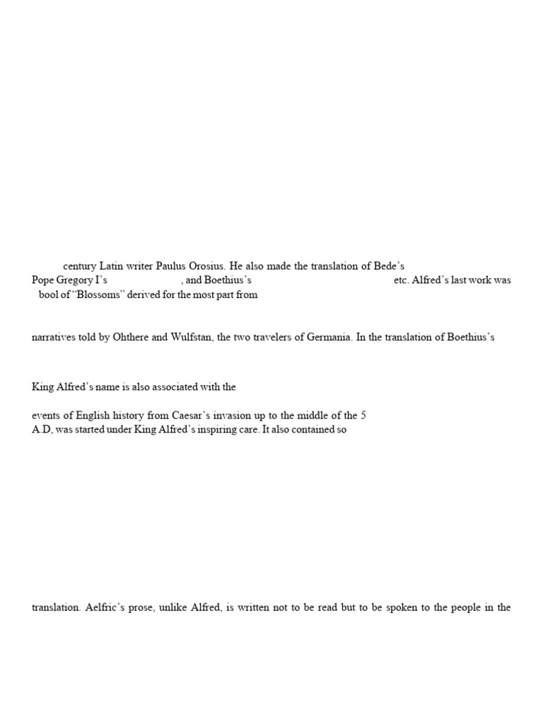 Write An Essay On Old English Prose | PDF | Anglo Saxons | Bede