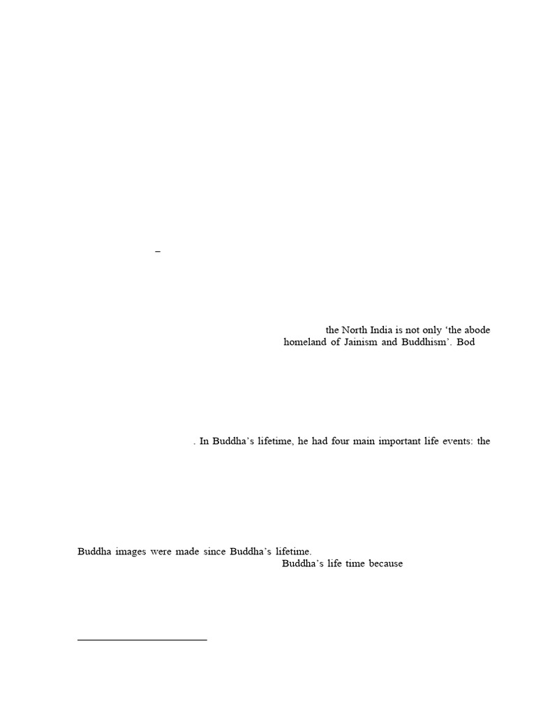 The Buddha Aniconic and Iconic Representation 2 | PDF | Temple | Relic