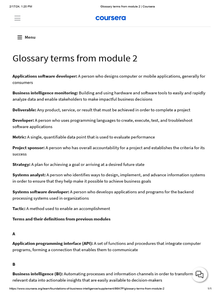 Glossary terms from module 2 _ Coursera | PDF
