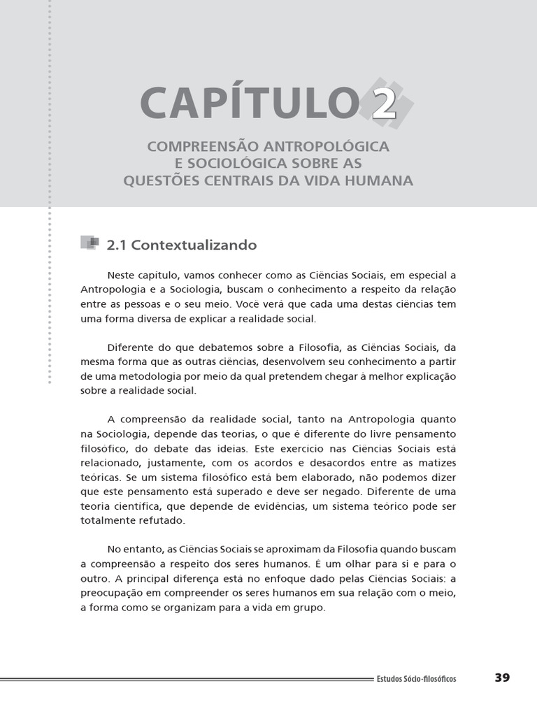 AnexoCorreioMensagem 912947 Estudos-Sociofilosoficos-Cap02 | PDF ...