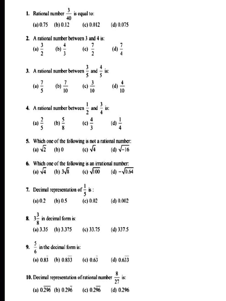 Class9 TH Questions Maths | PDF