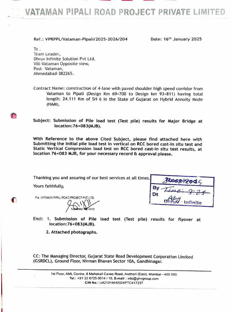Letter No. 204 | PDF