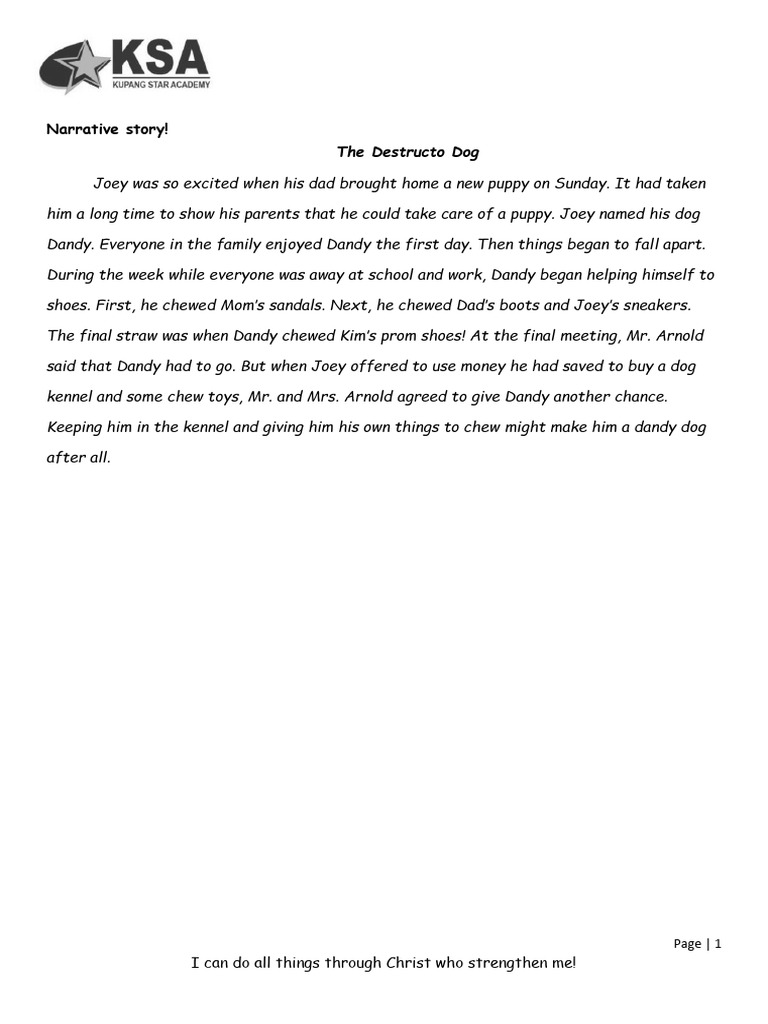 Narrative Story | PDF