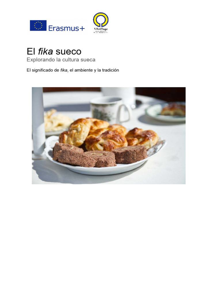 Cultura del Fika Sueco: Tradición y Aprendizaje | PDF | Comunicación ...