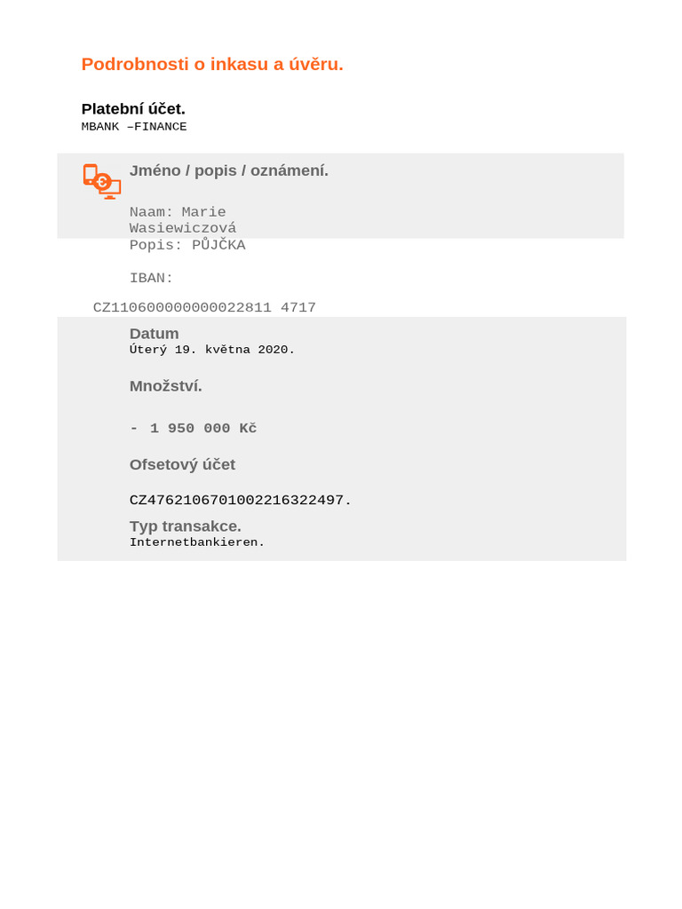 Virement 20000 | PDF