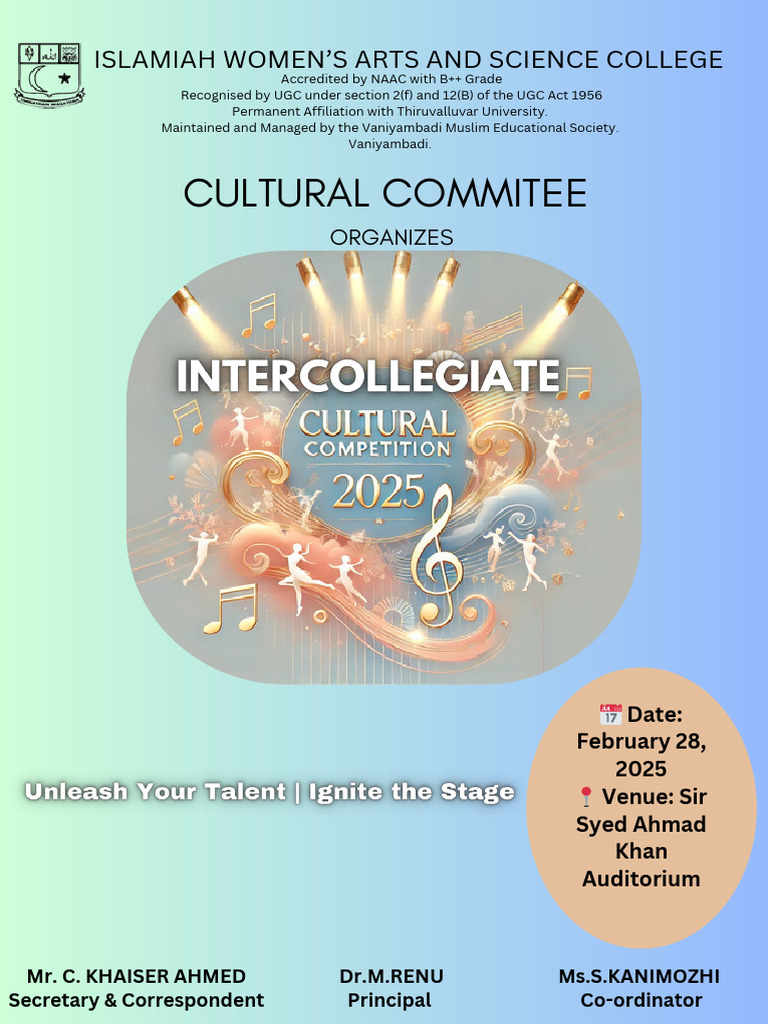 Women's College Cultural Fest | PDF