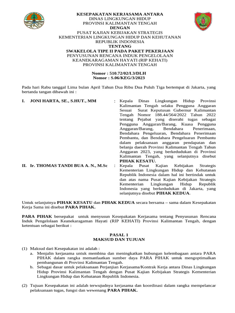 1. Adendum MoU | PDF