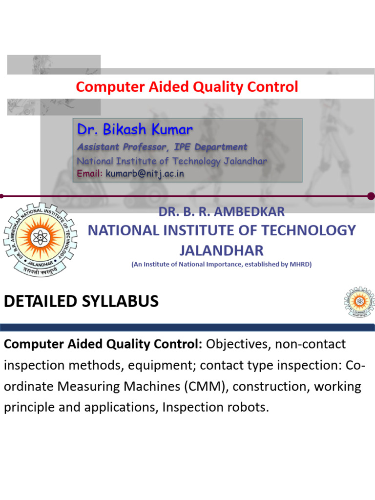 5 - Computer Aided Quality Control | PDF | Mechanical Engineering