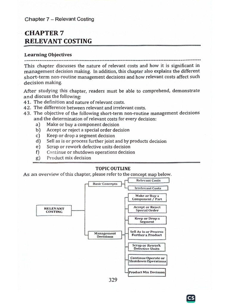 Relevant-Costing-SCM-Book-Karim | PDF