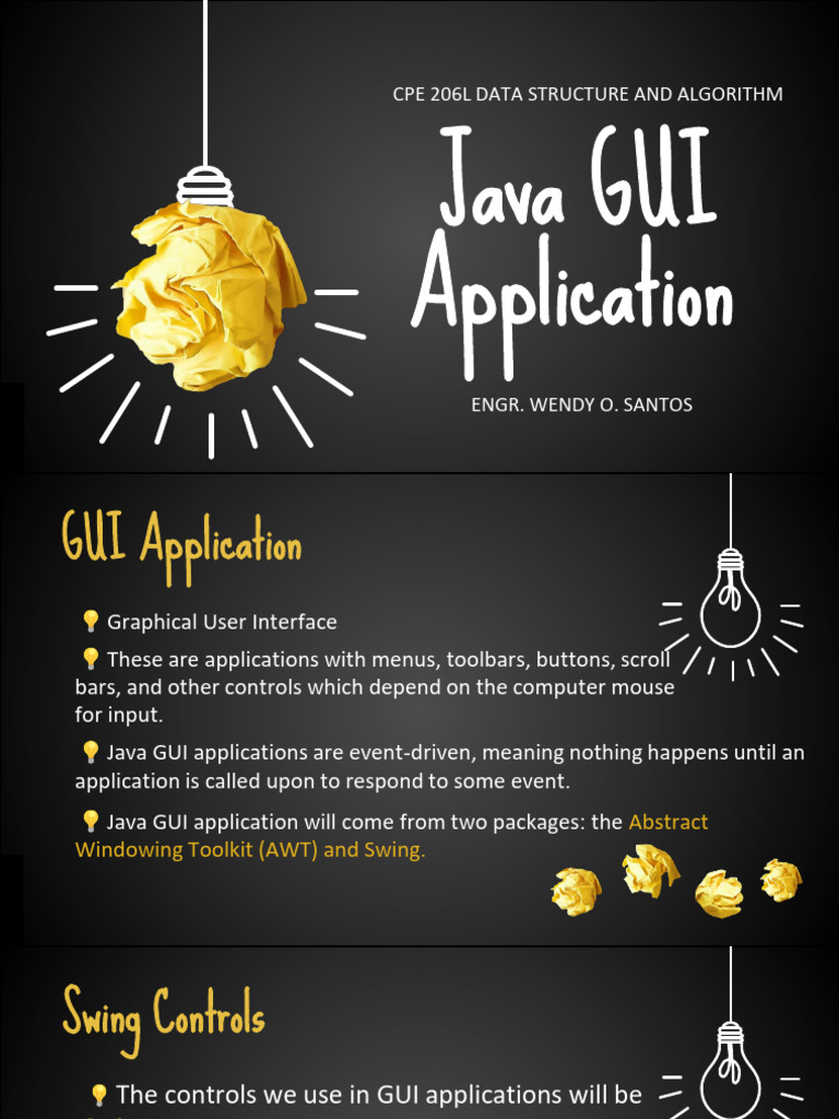 Lecture 3 Java Swing Controls | PDF | Computer Science | Software
