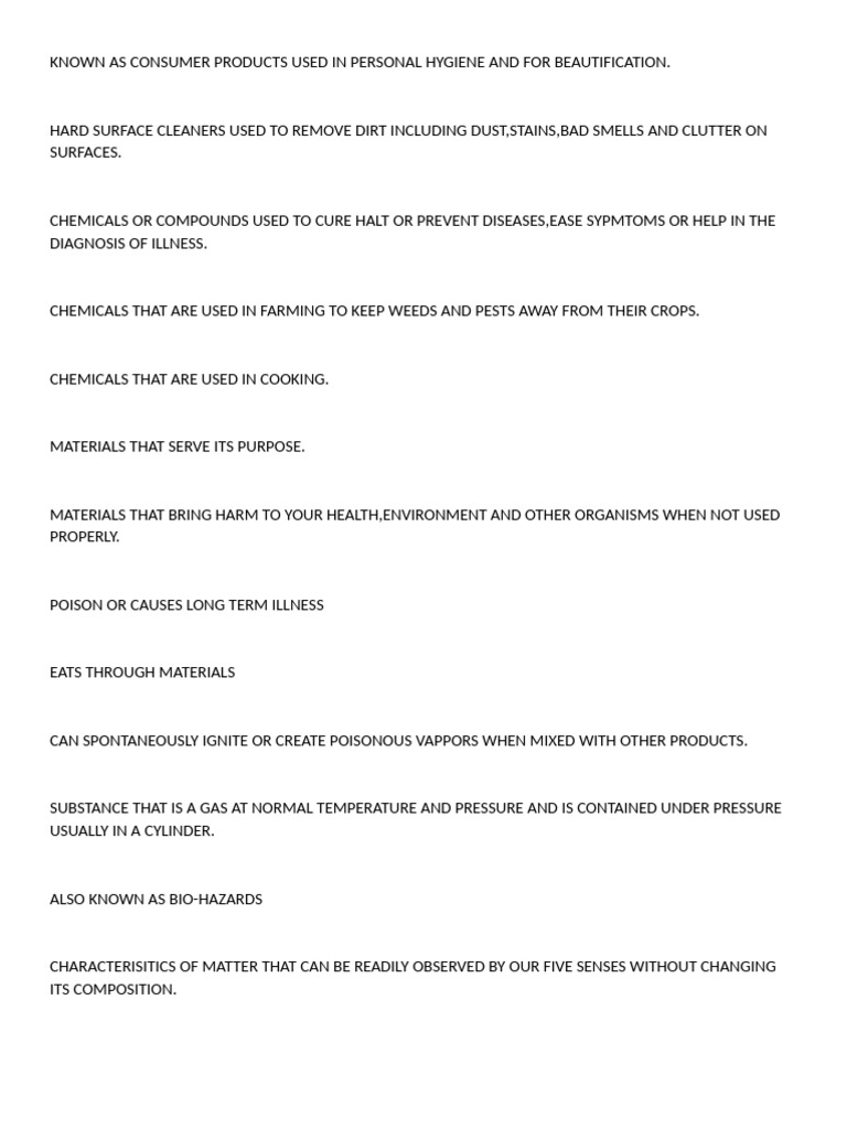Science Recitation Questions-Q1 | PDF