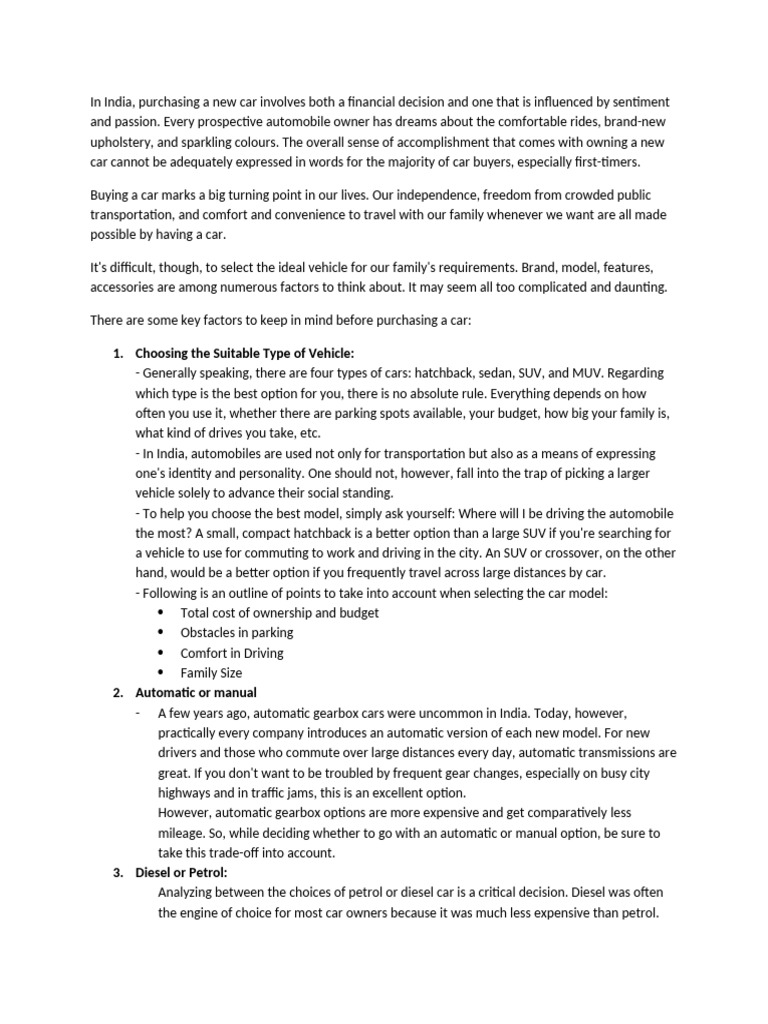 Car 1 | PDF | Automatic Transmission | Car