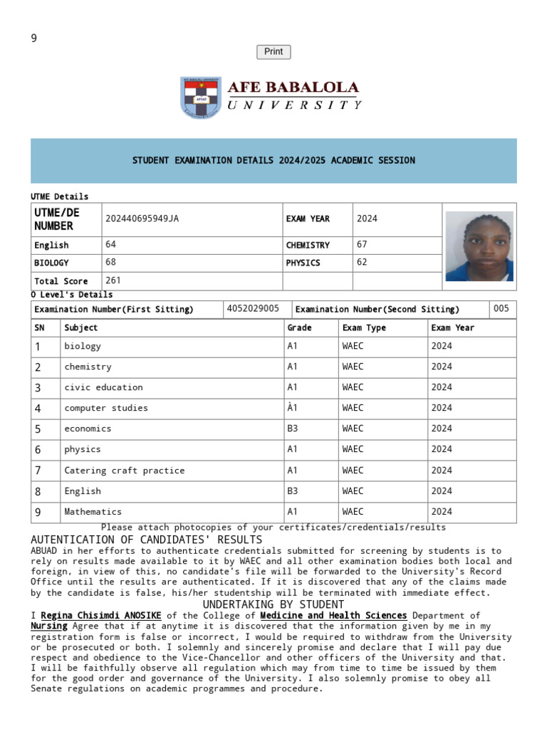 Student Examination Details 2024/2025 | PDF | Educational Stages | Qualifications