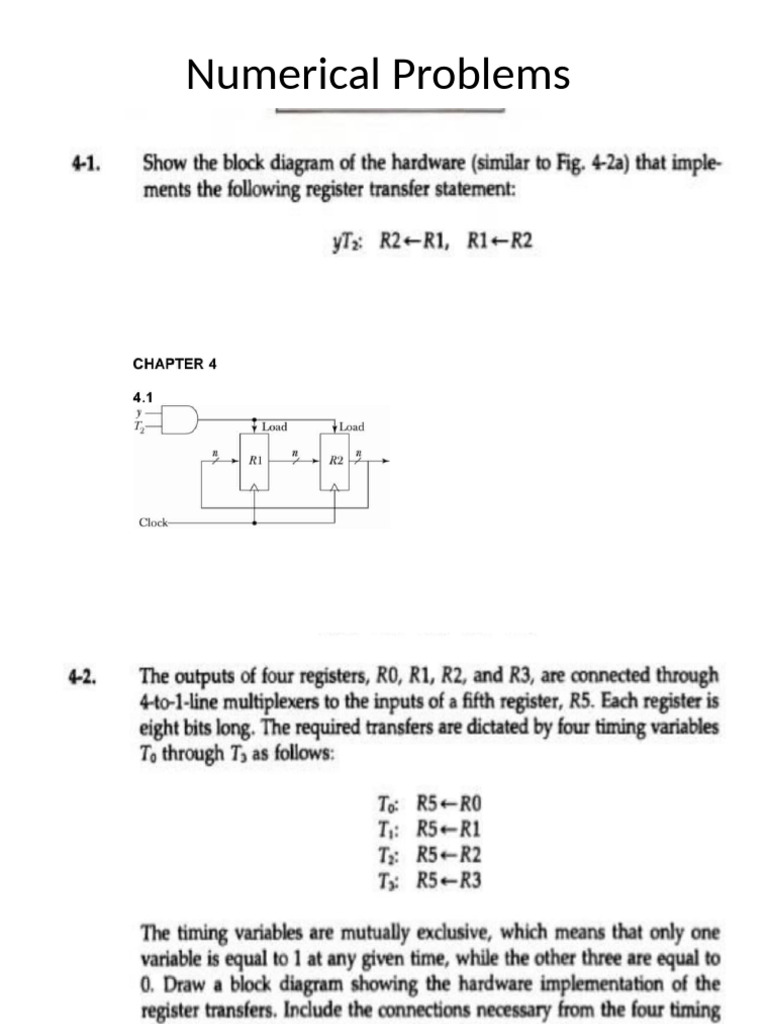 Numerical Problem Solutions Guide | PDF