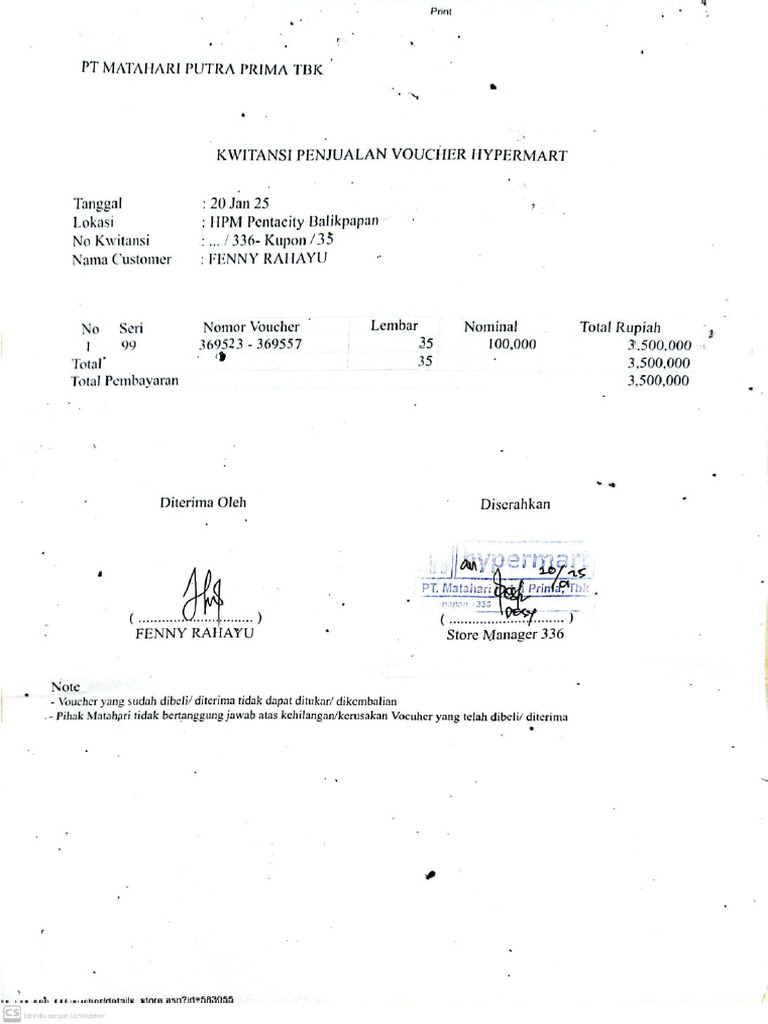 Voucher | PDF