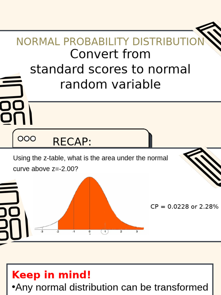 Normal Distribution and Z-Scores Explained | PDF | Standard Score ...