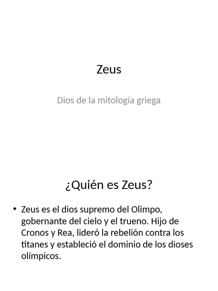 Zeus | PDF