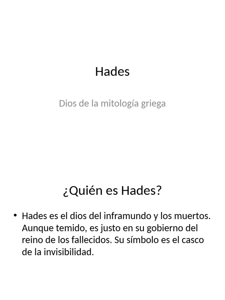 Hades | PDF