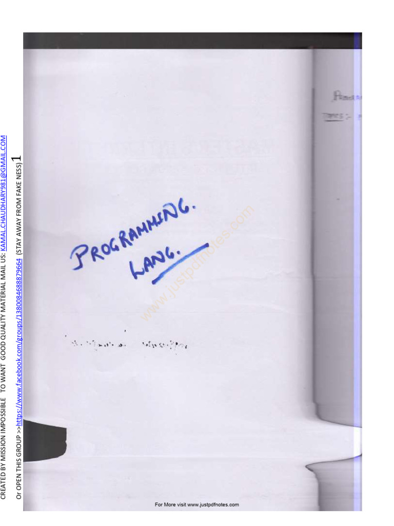 C Programing Language | PDF