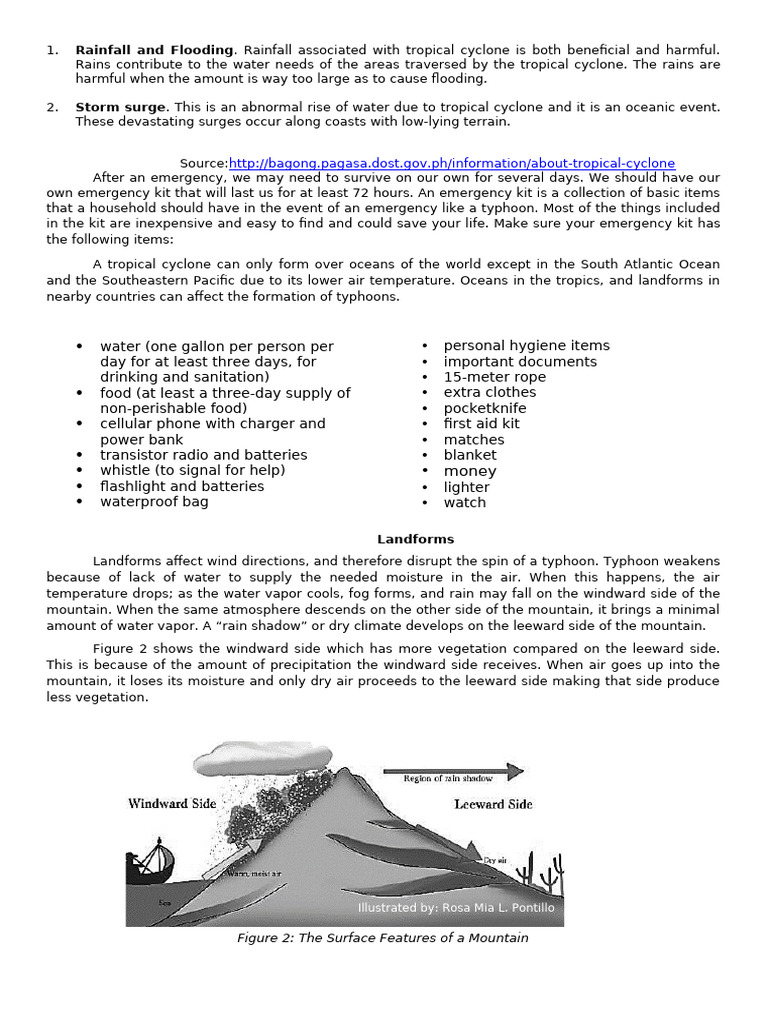 Rainfall and Flooding | PDF | Tropical Cyclones | Atmosphere Of Earth