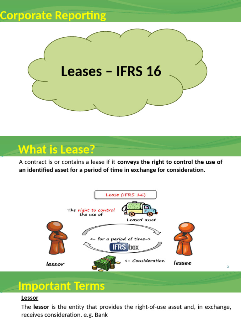 Leases - IFRS 16 | PDF | Debits And Credits | Lease