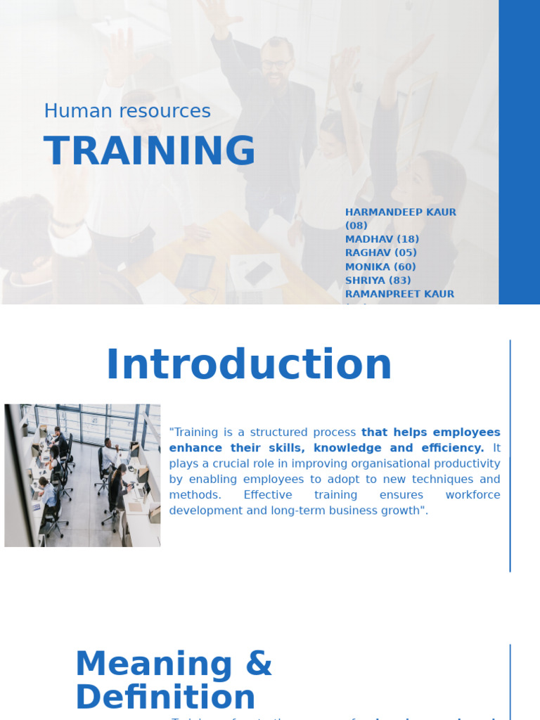 Training HRM | PDF | Human Resource Management | Return On Investment