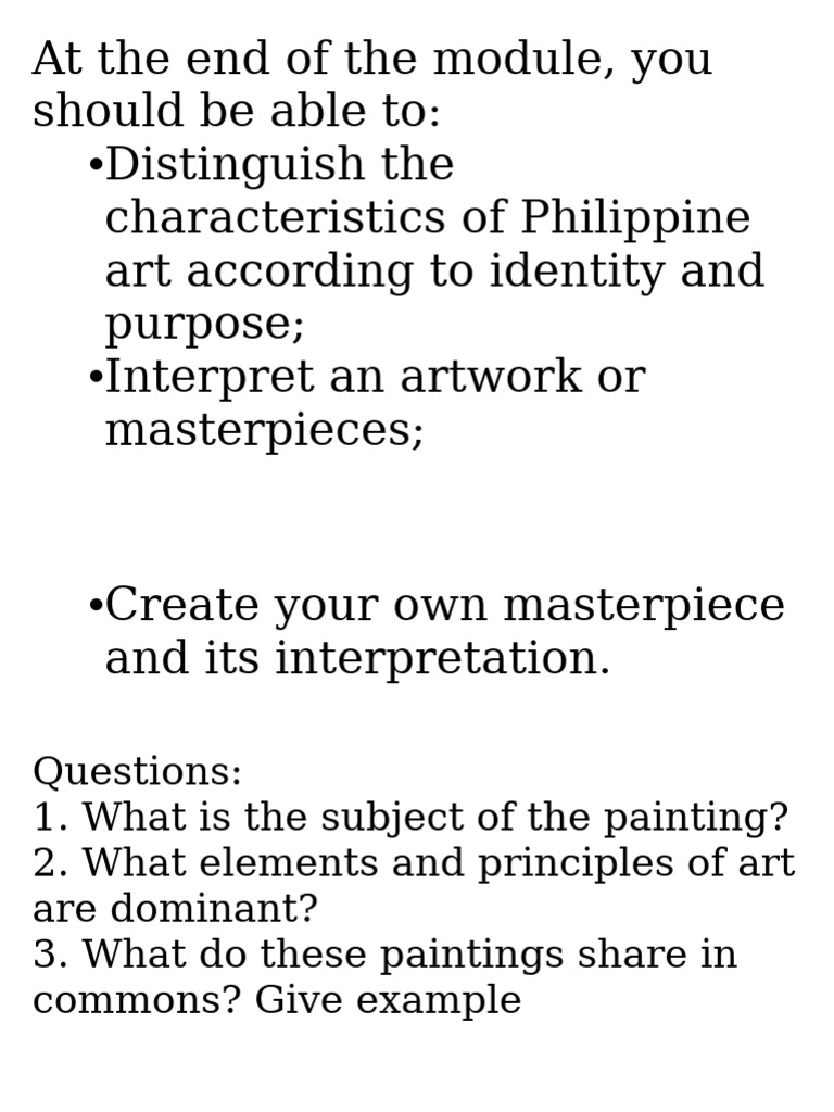 Lesson Significance of Art | PDF | Symmetry | The Arts