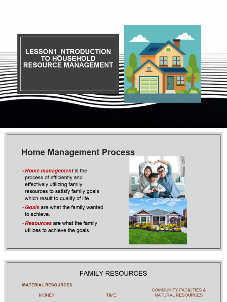 Family Resource Management Essentials | PDF | Communication | Nonverbal ...