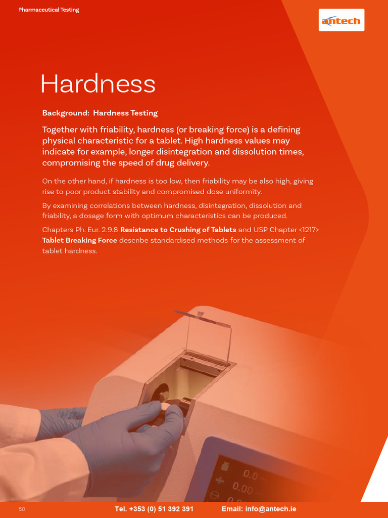 Brochure-2020-Hardness-2020-Antech | PDF | Tablet (Pharmacy) | Touchscreen