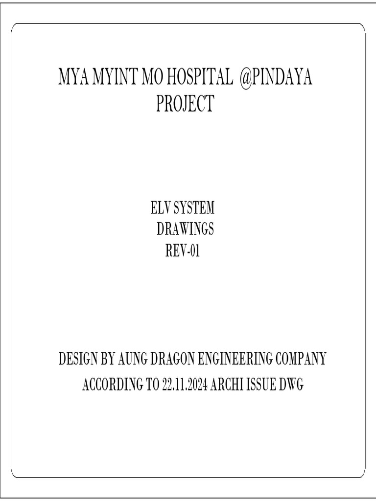 Elv System DWG Rev-01 | PDF