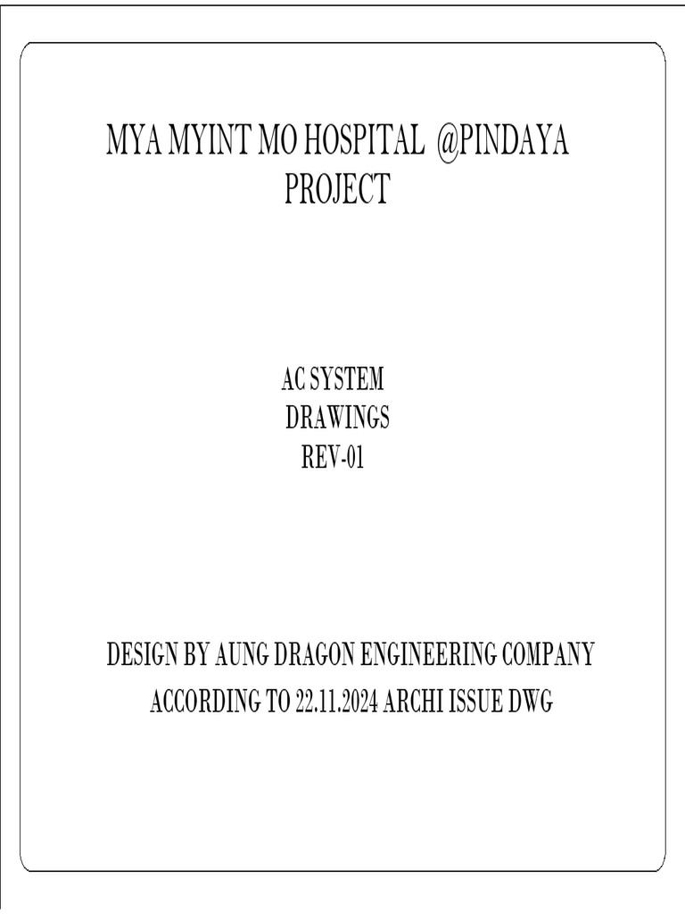 AC SYSTEM DWG REV-01 | PDF