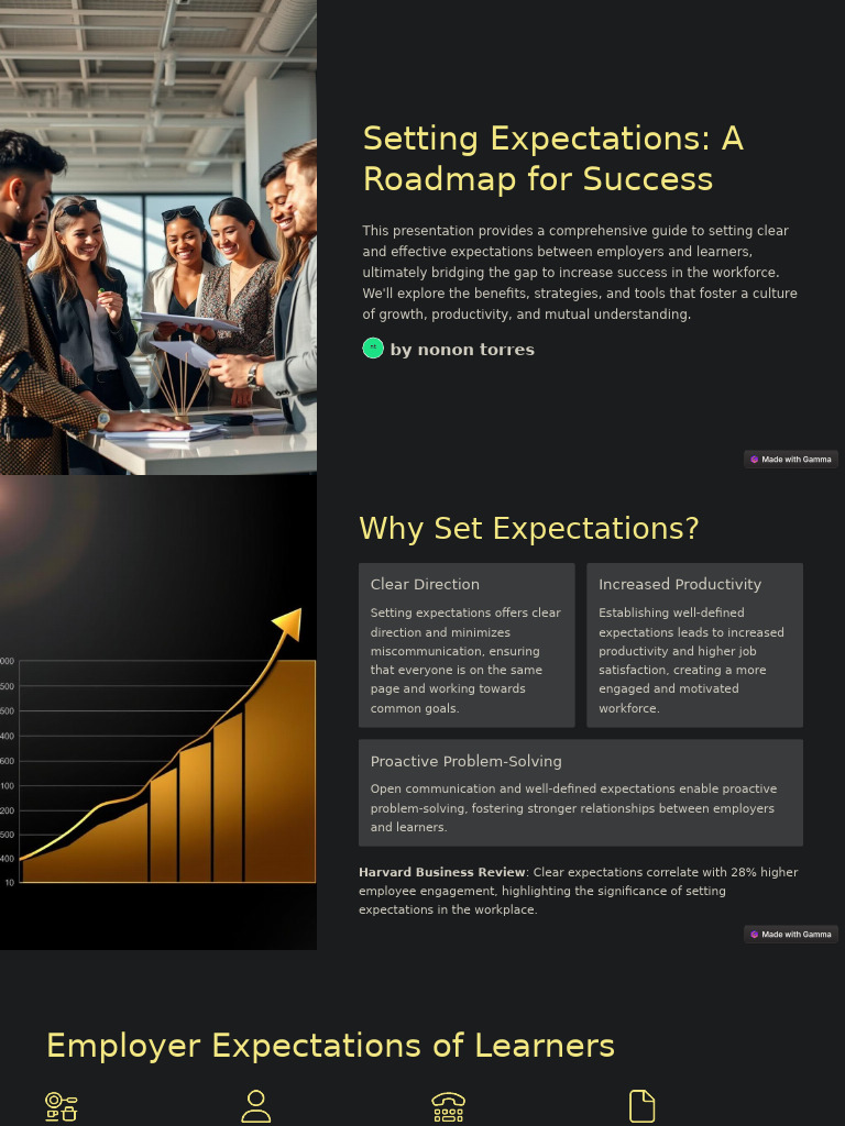 Setting Clear Expectations for Success | PDF | Employee Retention ...