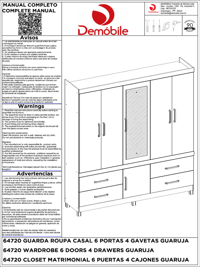 Manual de Montagem - 64720 | PDF