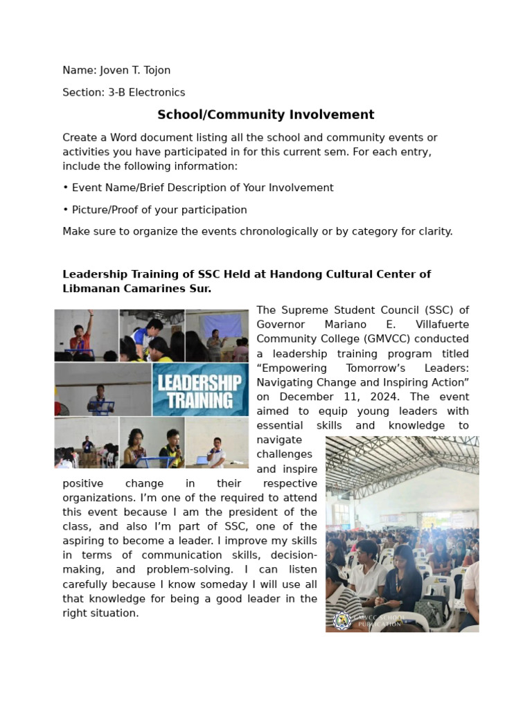 School-Community Involvement | PDF