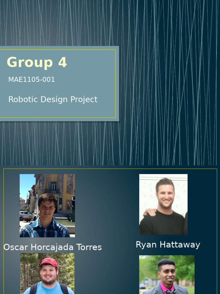 Group 4 - Robotics Presentation | PDF