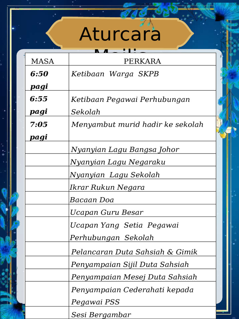 Buku Program Duta Sahsiah 2023 | PDF