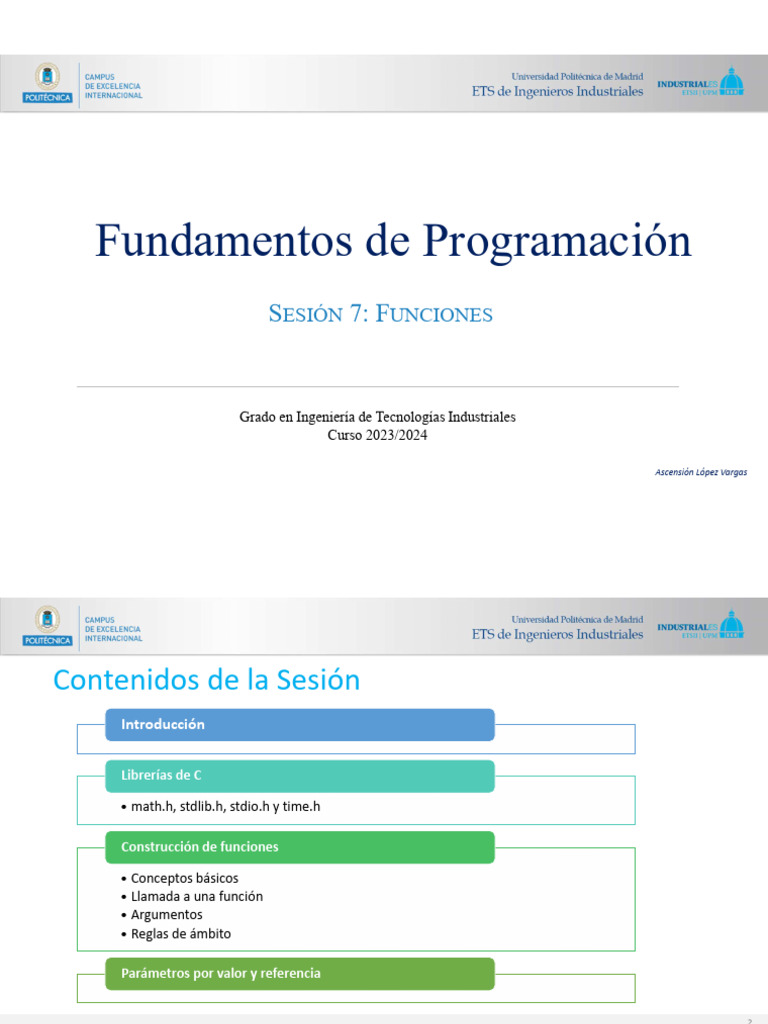Funciones y Librerías en C: Guía Completa | PDF | Función (Matemáticas) | Biblioteca (informática)