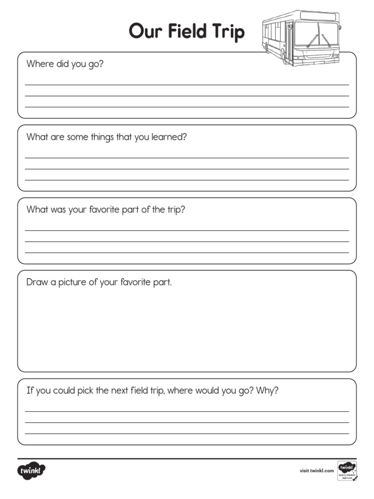 Field Trip - Reflection Sheet | PDF