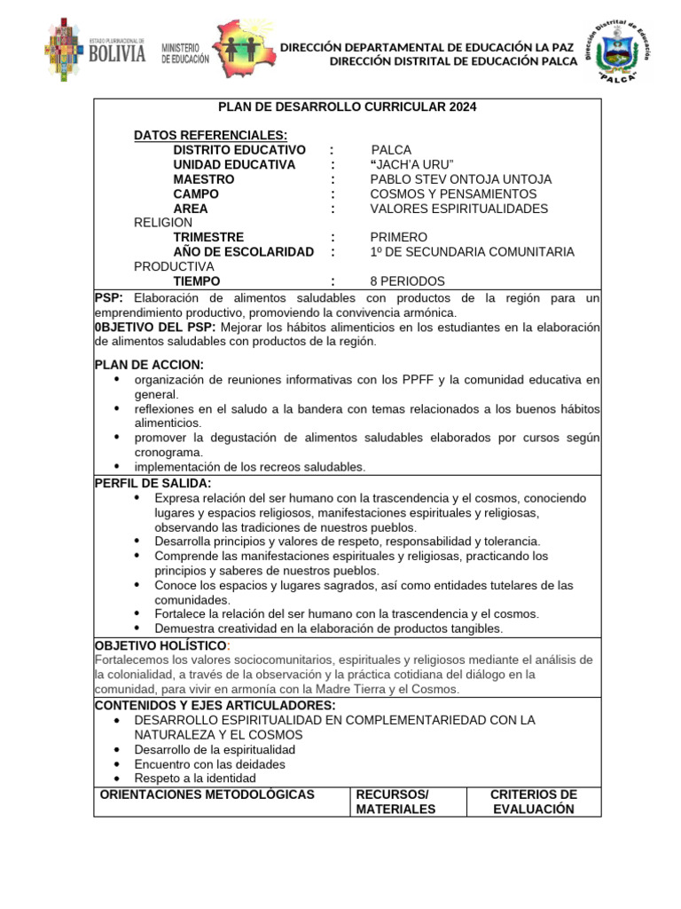 PDC 2024 VER | PDF | Conocimiento | Meditación